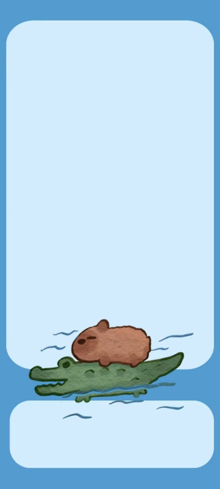 Cute Capybara Wallpaper 4K for Iphone, Ipad, Laptop, PC - Baby Capybara