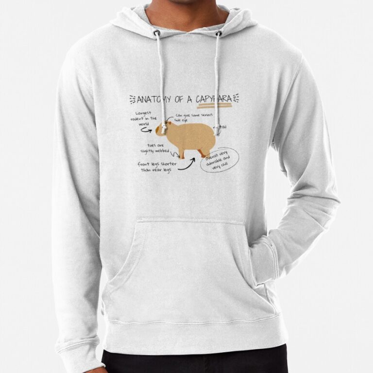Capybara Hoodie – Stay Warm in Adorable Style